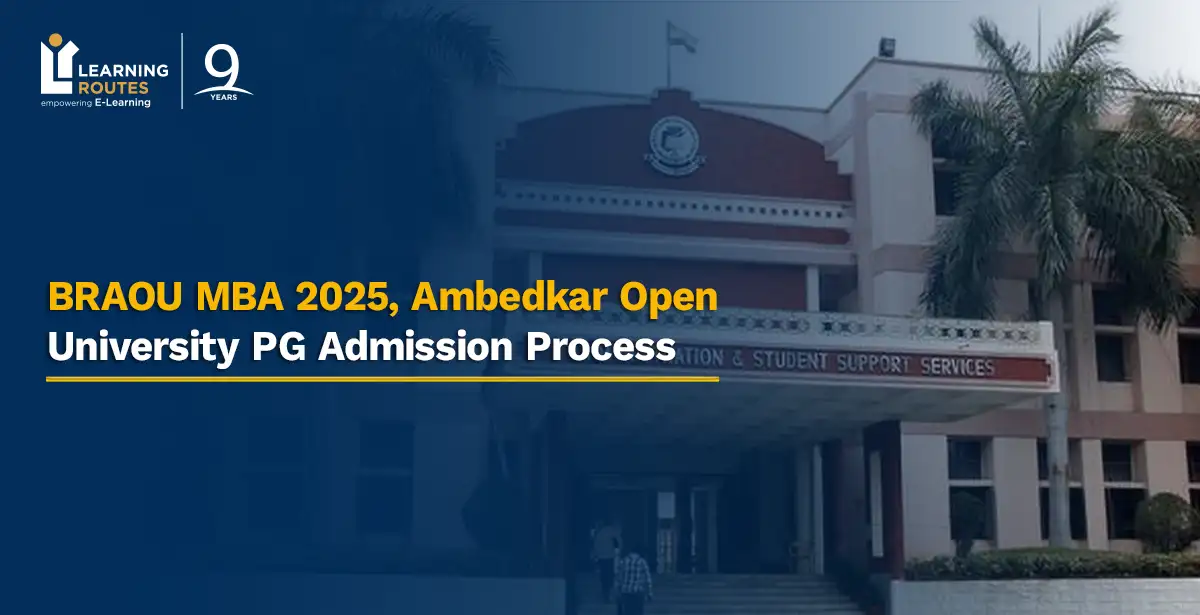 BRAOU MBA 2025, Ambedkar Open University PG Admission Process